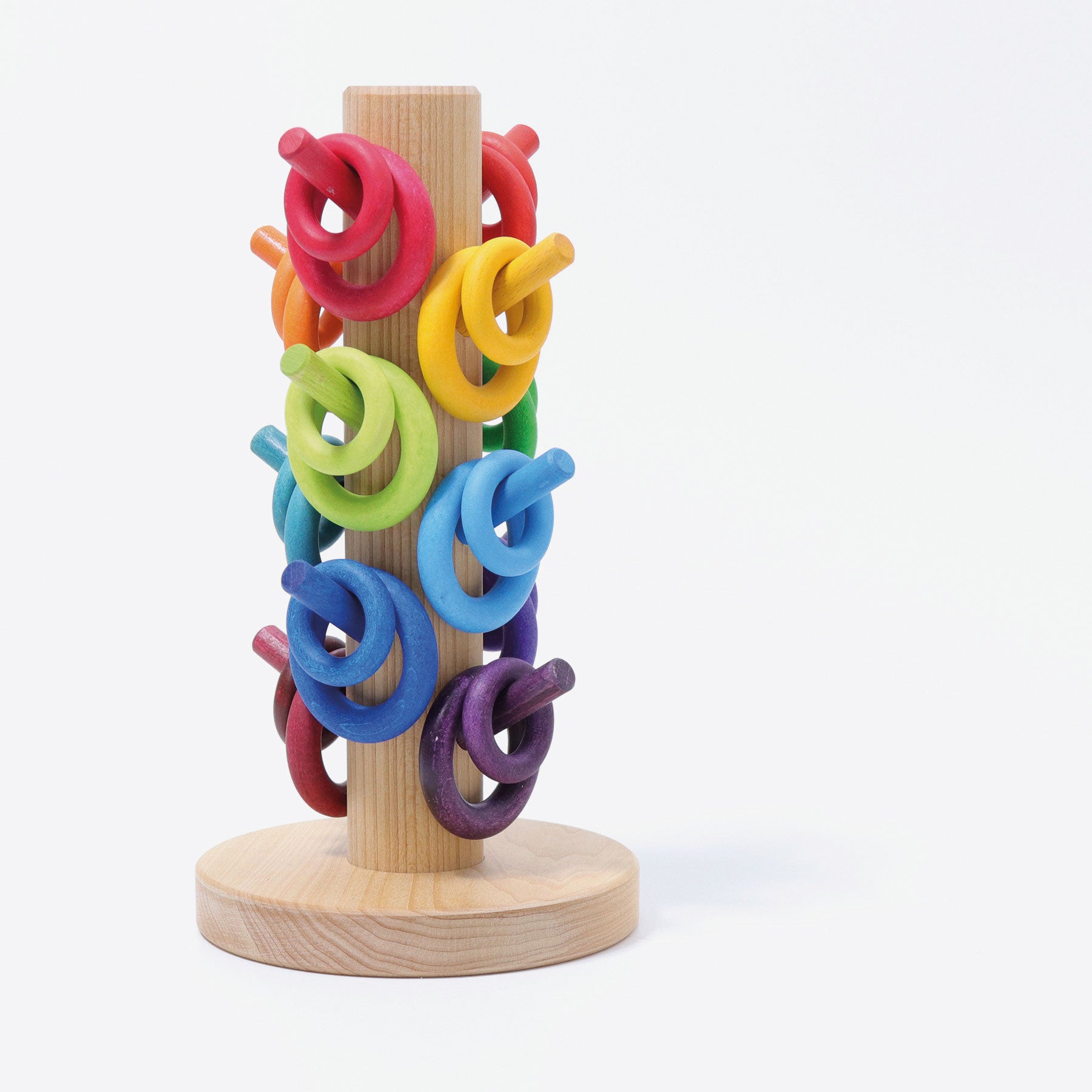 Sorting Helper Building Rings Rainbow – The Modern Playroom