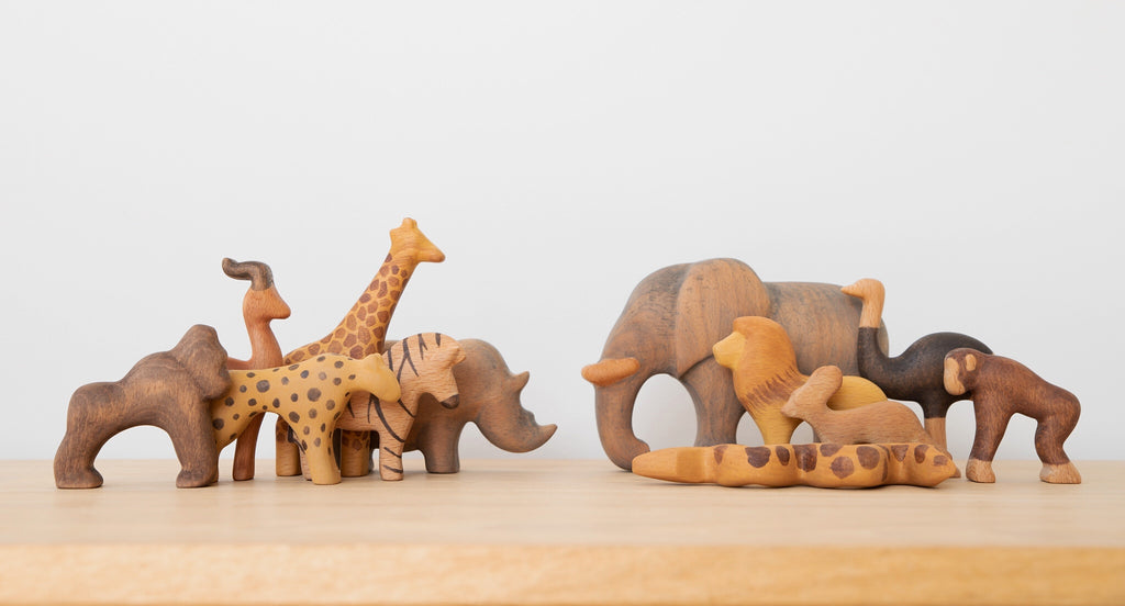 Wooden African Animals African Animals Coat Hook Fab Fabrik