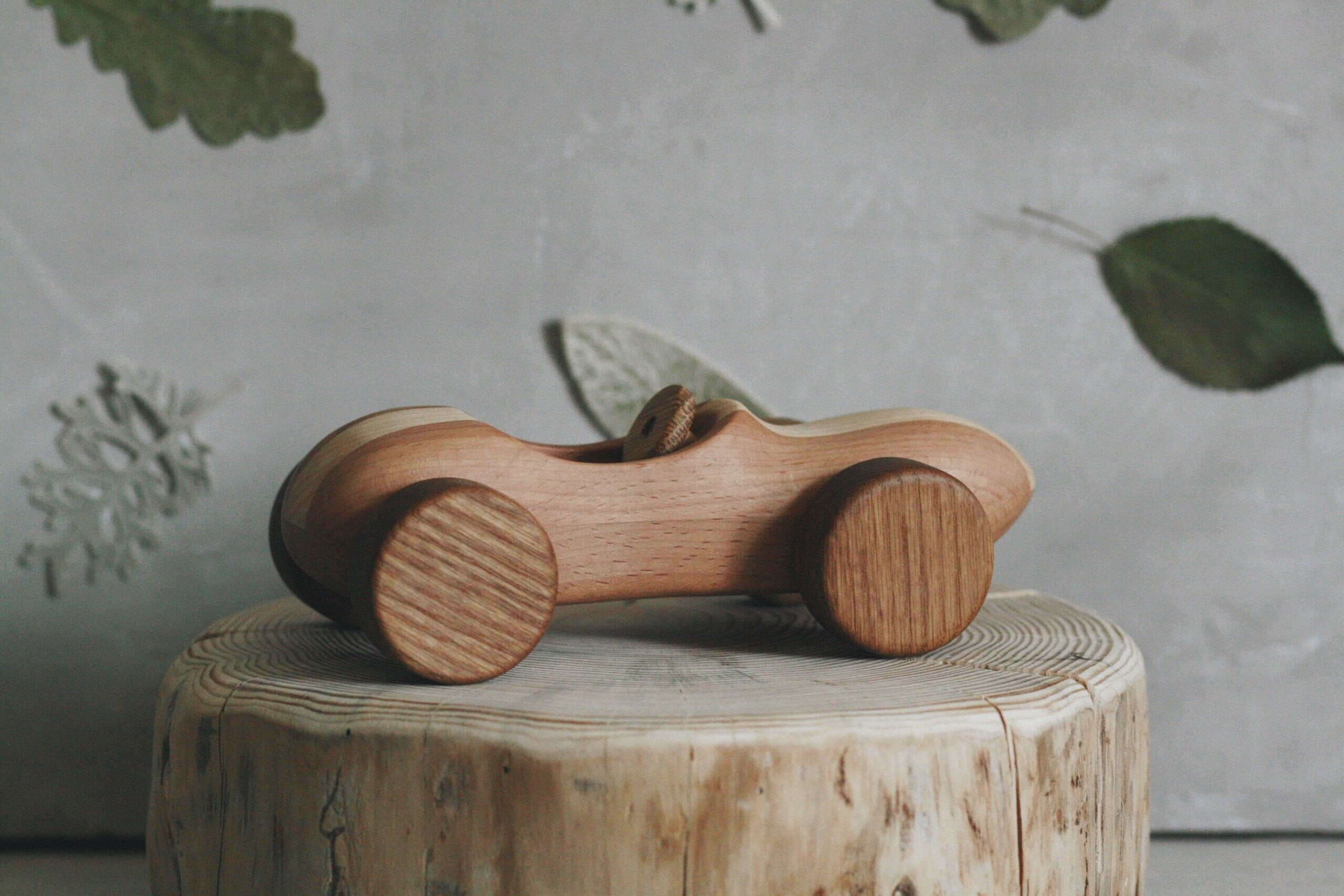 Large Wooden Car – The Modern Playroom