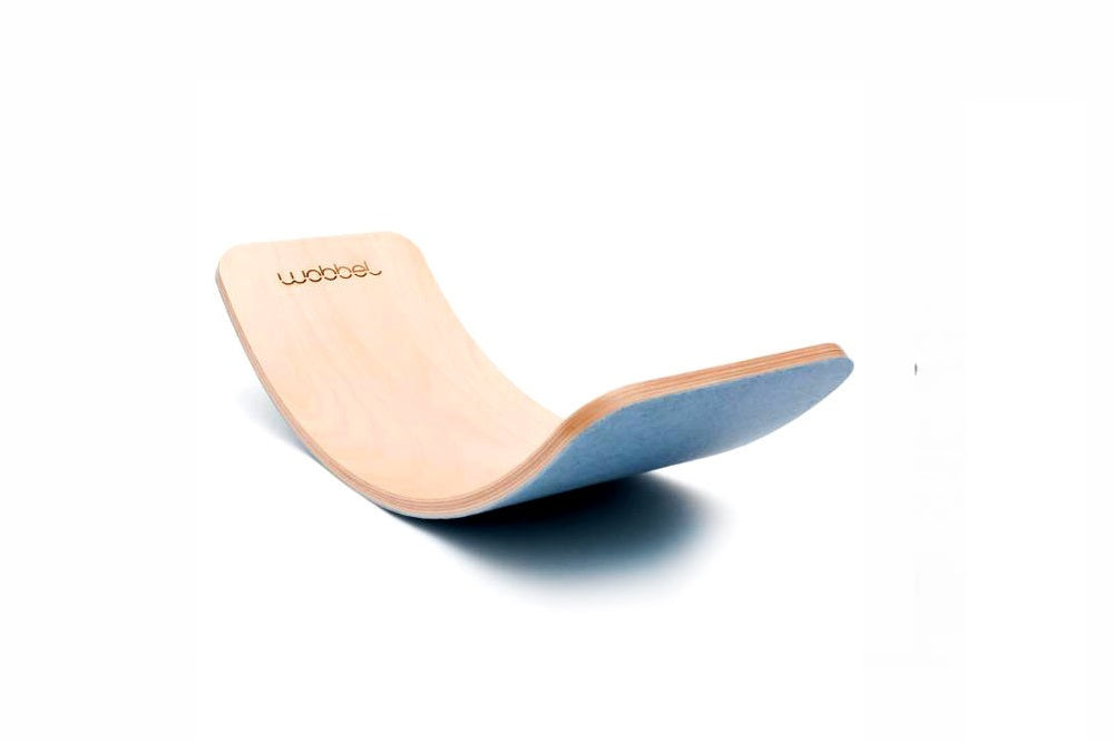 Wobbel Board Pro with Sky Blue Felt – The Modern Playroom