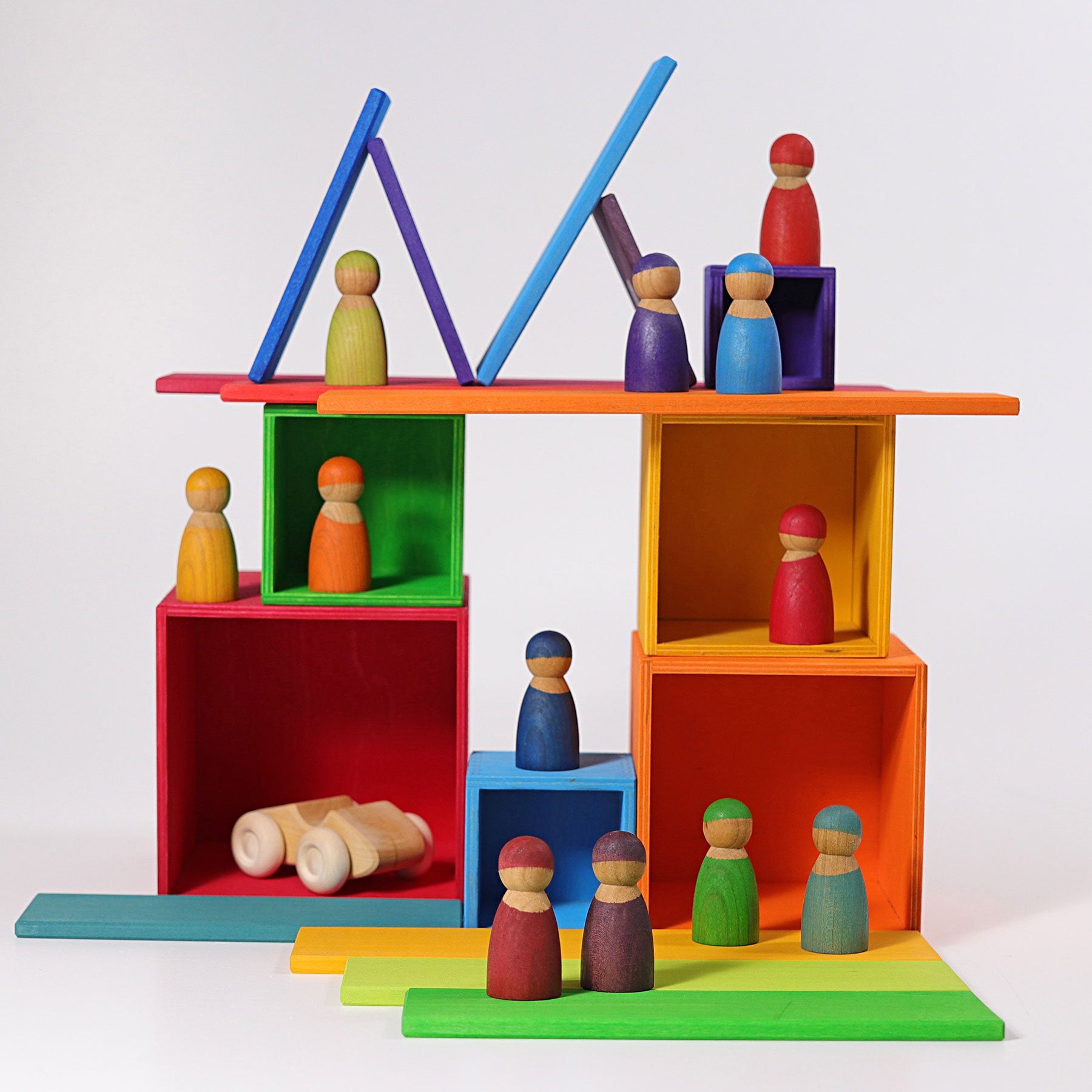 Large Rainbow Set of Boxes – The Modern Playroom